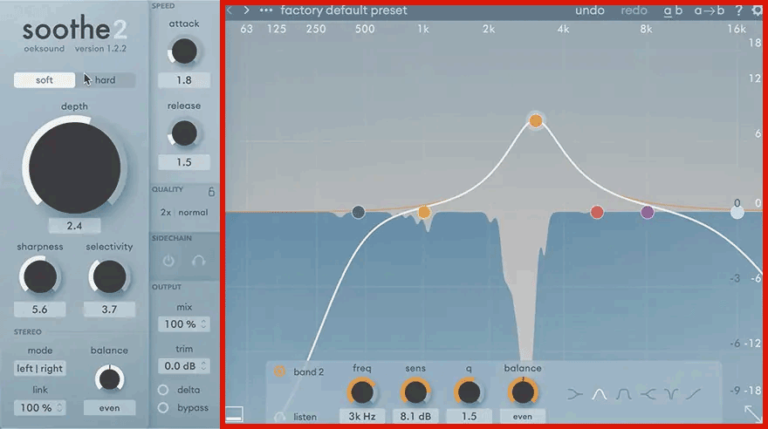 【30%OFF】OEKSOUND「SOOTHE 2」耳障りな周波数を抑えて聞きやすいミックスに仕上げるダイナミックレゾナンスサプレッサー・ディ ...