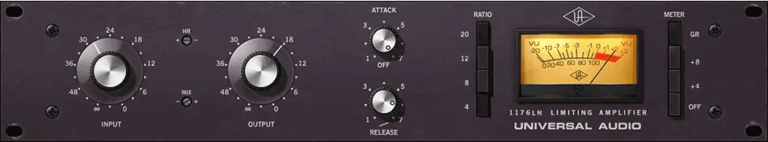 UAD「1176 Classic FET Compressor」Universal Audioの超定番FETコンプレッサーのシンプルバージョン ...