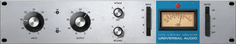 UAD「1176 Classic FET Compressor」Universal Audioの超定番FETコンプレッサーのシンプルバージョン ...
