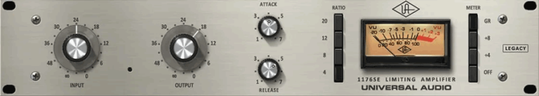 UAD「1176 Classic FET Compressor」Universal Audioの超定番FETコンプレッサーのシンプルバージョン ...