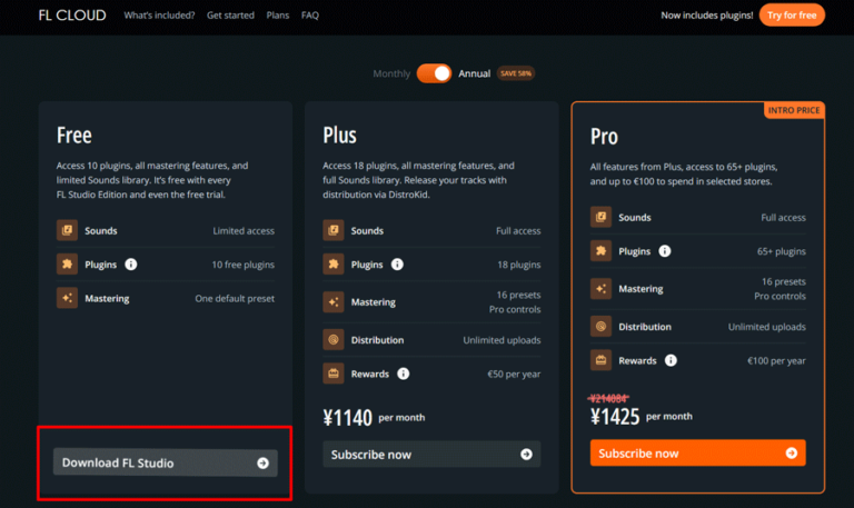 【無料】Image‑Line「FL CLOUD」10種類のプラグインが使えるサブスクサービスのフリープラン | DAWHACK