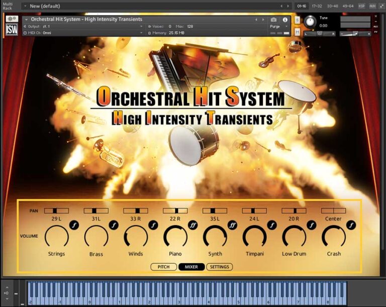 【無料】Impact Soundworks「Orchestral Hit System: High Intensity Transients」8種類の楽器をレイヤーしたオケヒ音源 | DAWHACK